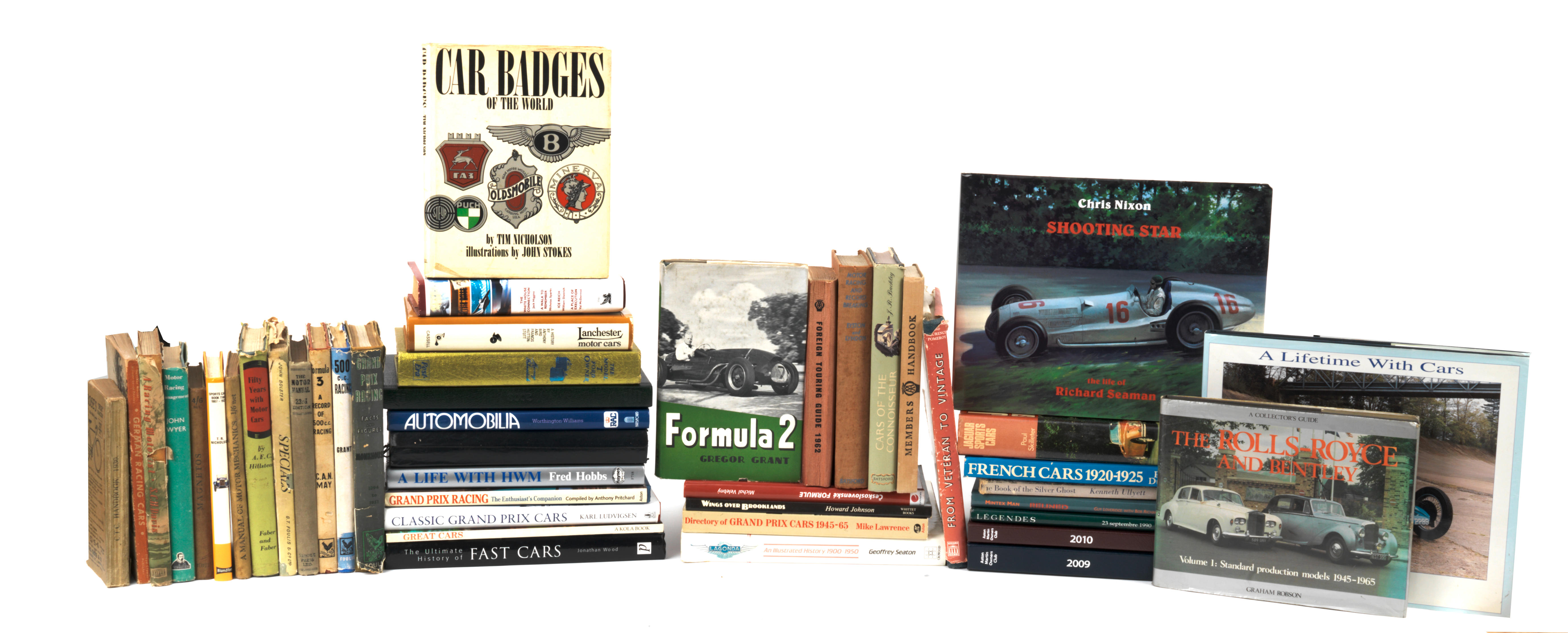 Bonhams Cars Assorted Motoring Books Qty