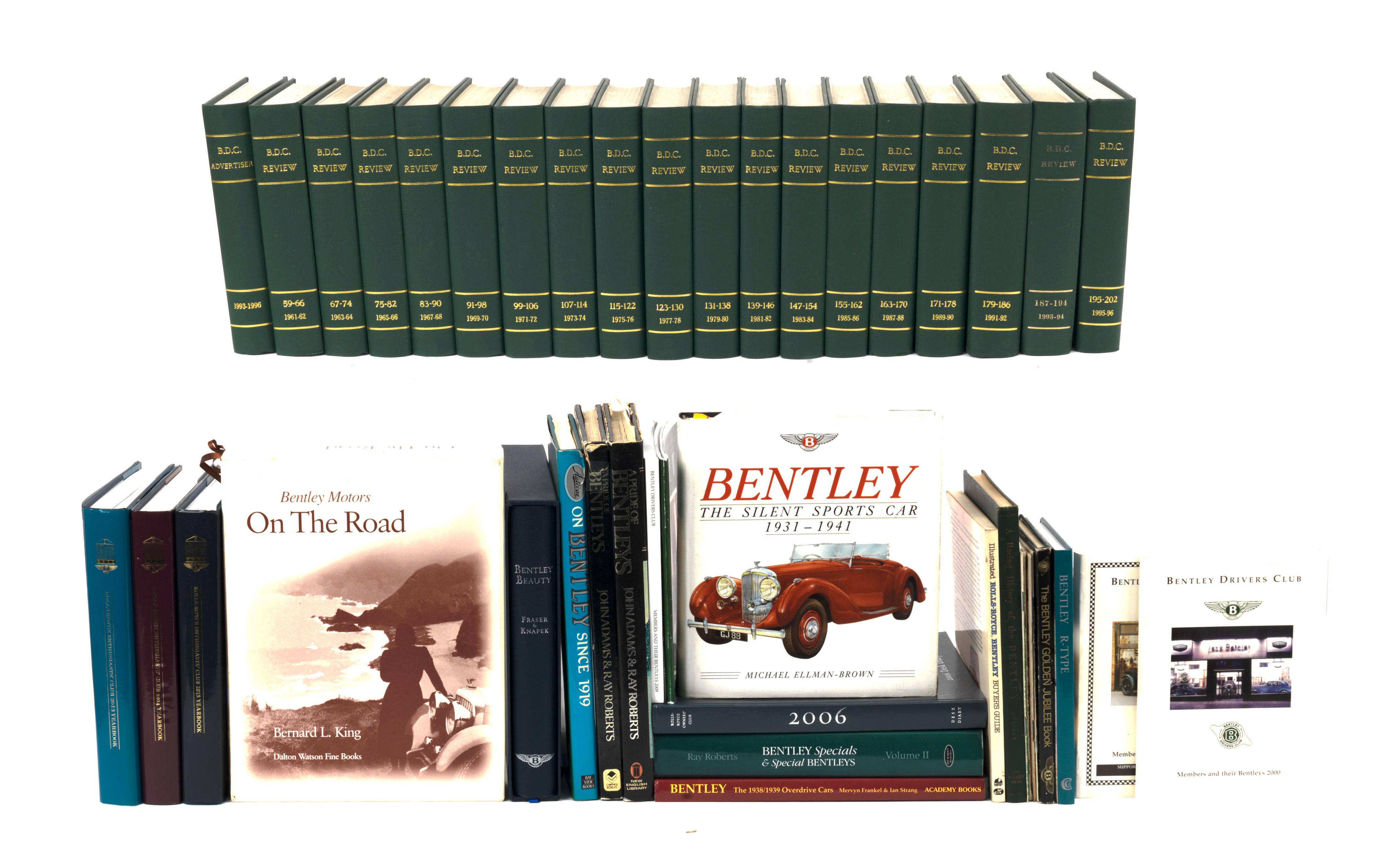 Bonhams Cars : Bentley Drivers Club Review; 18 bound volumes 1961-1996 ...