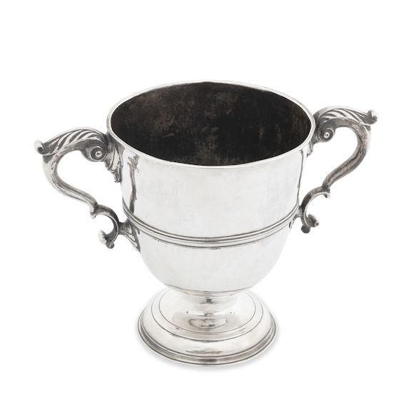 Bonhams : An 18th century Irish provincial silver two-handled cup ...