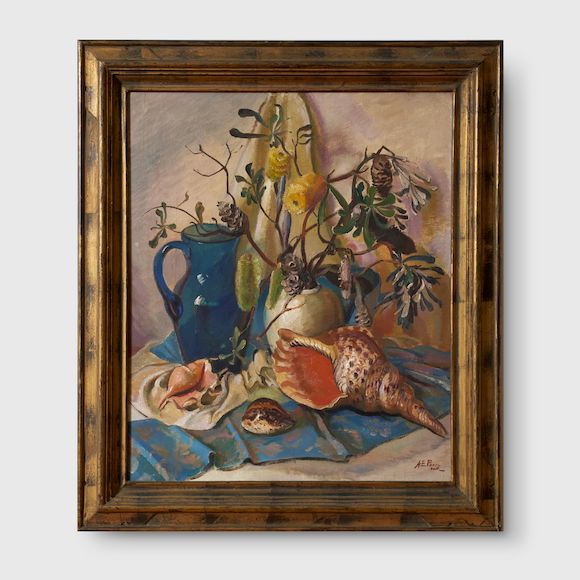 Bonhams : Adelaide Perry (1891-1973) Still Life with Shell, 1940