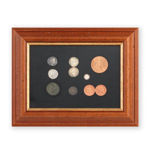 Bonhams : THE BRITISH PENNY FRAMED SET