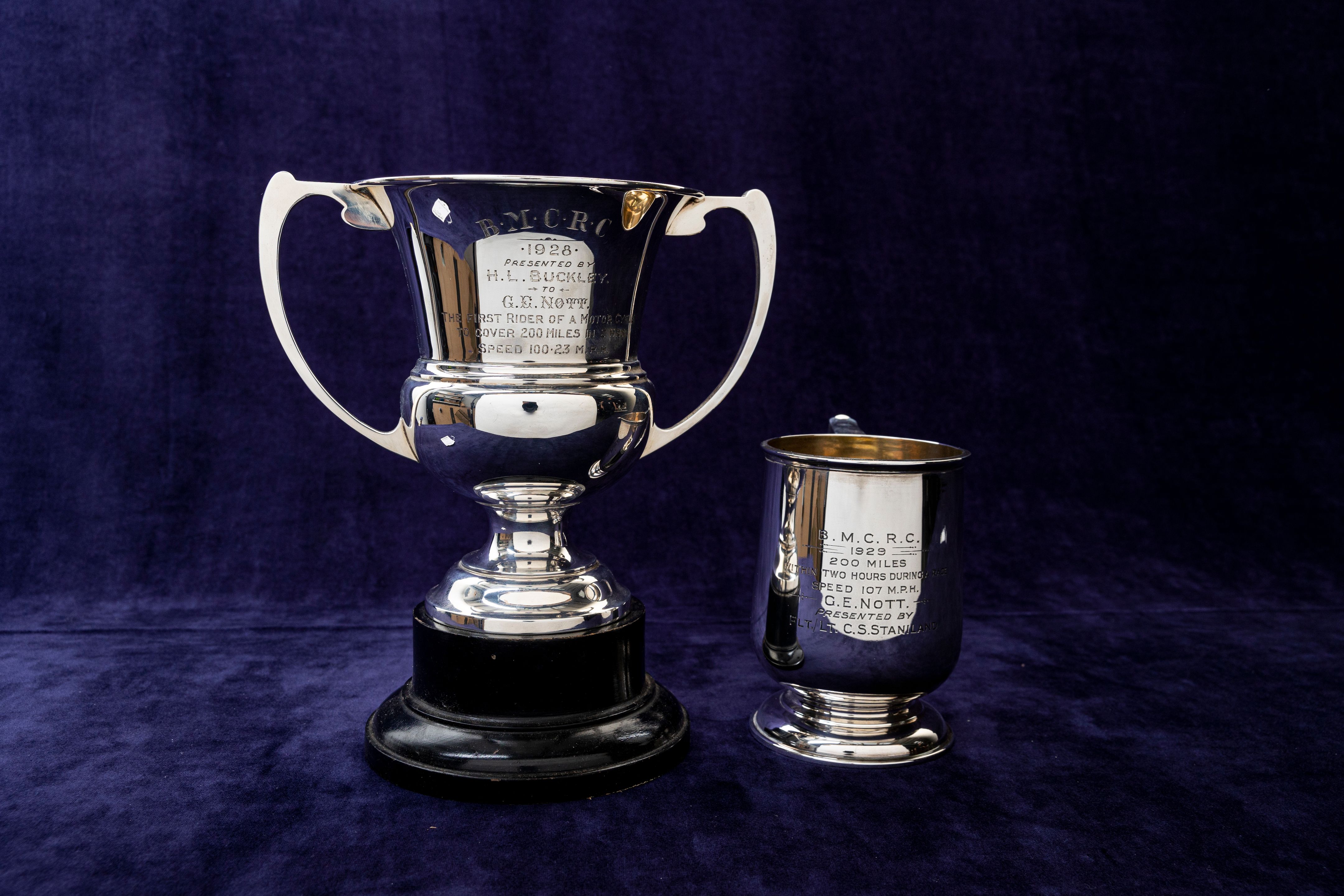 Bonhams Cars : A 1928 B.M.C.R.C trophy awarded to G.E.Nott ((2))