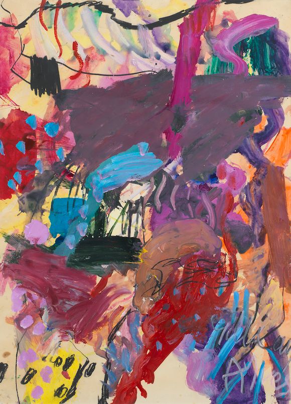 Bonhams : Gillian Ayres C.B.E., R.A. (British, 1930-2018) Untitled 76 x ...