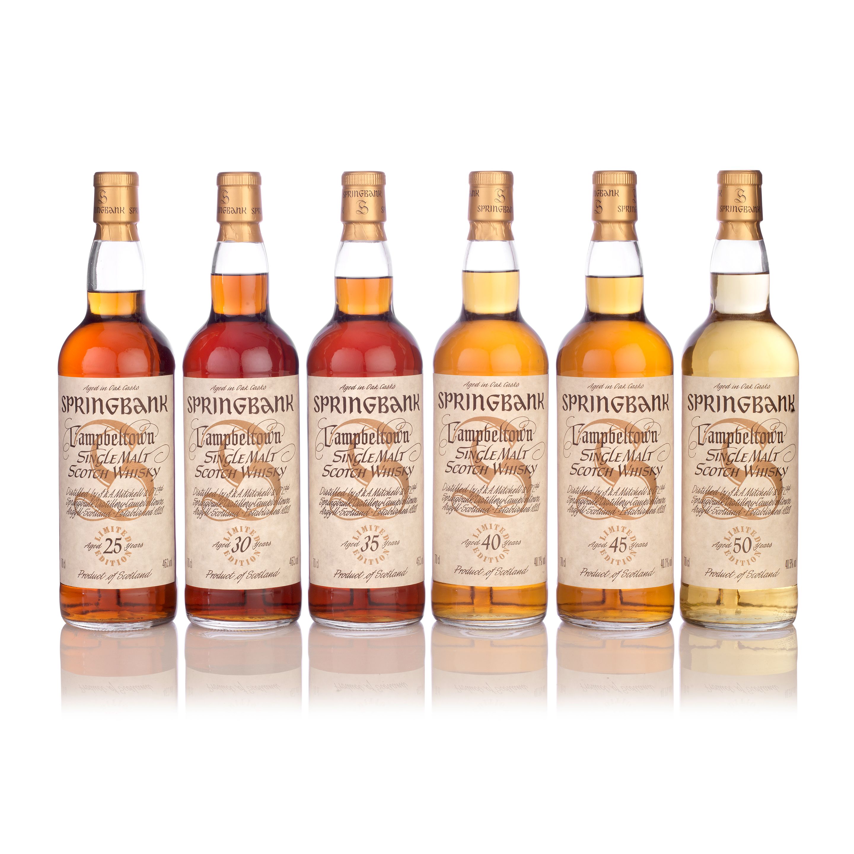 Bonhams : Springbank Millennium Collection (6) Springbank-25 year old ...