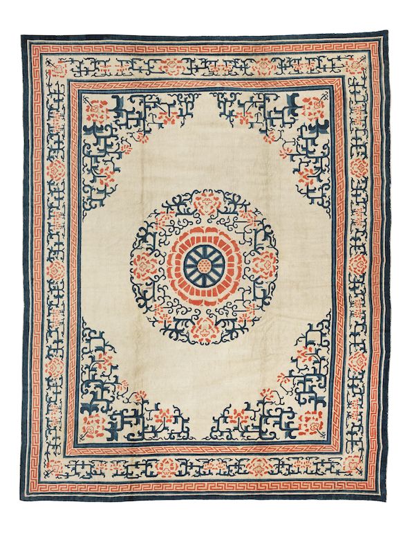 Bonhams : A NINGXIA CARPET North China, late Qing Dynasty
