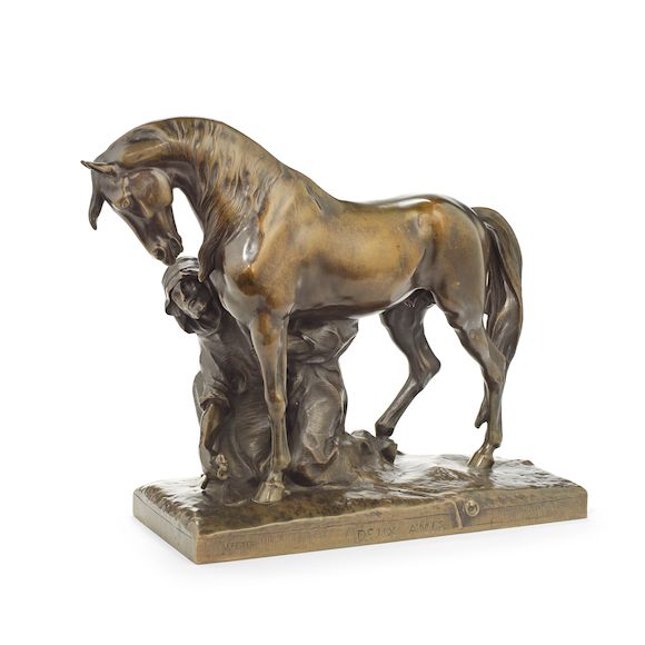 Bonhams : Victor Peter (French, 1840-1918): A patinated bronze ...
