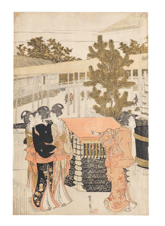 Bonhams : UTAGAWA TOYOHIRO (1773-1828) Edo period (1615-1868), circa 1804