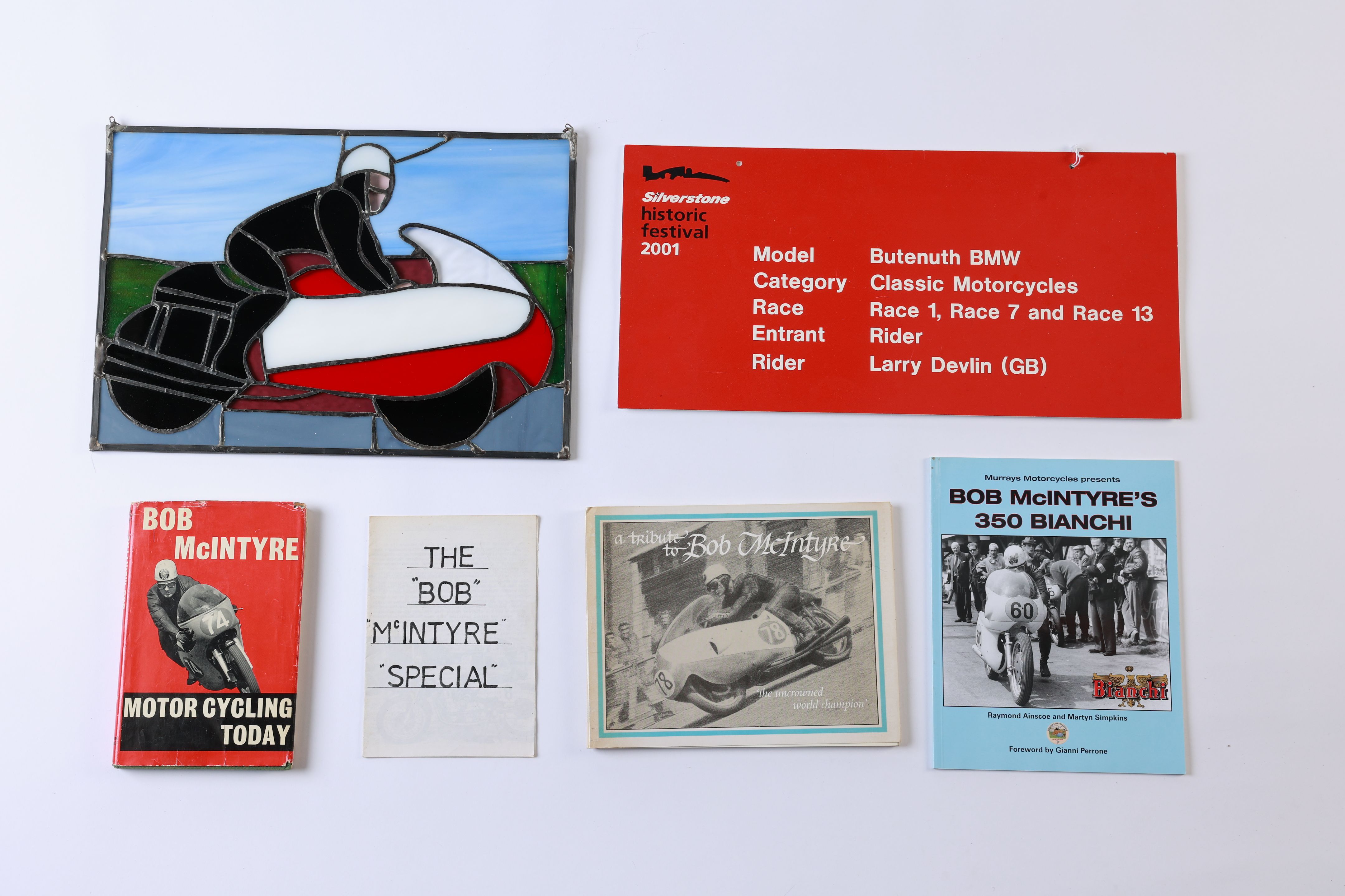 Bonhams Cars : A selection of Bob McIntyre memorabilia ((Qty))