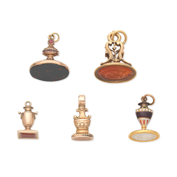 Bonhams Collection Of Fobs And Fob Seals 5