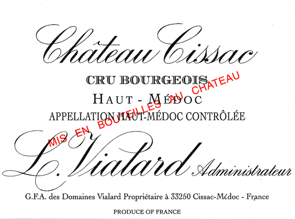 Bonhams : Château Cissac 2002 (12) Château Cissac 2005, Haut-Médoc Cru ...