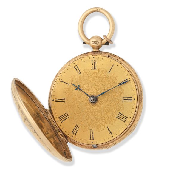 Bonhams : James McCabe, Royal Exchange, London. An 18K gold keyless ...