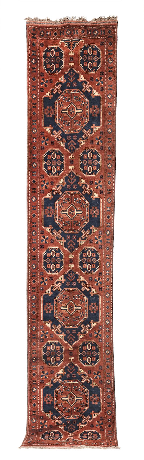 Bonhams : An Esari runner Afghanistan, 435cm x 88cm