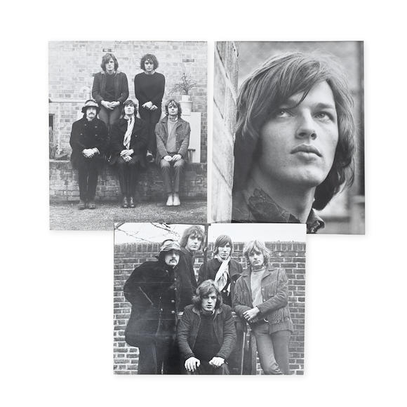 Bonhams Syd Barrett Pink Floyd Three Black And White Vintage Press Photographs Of Syd