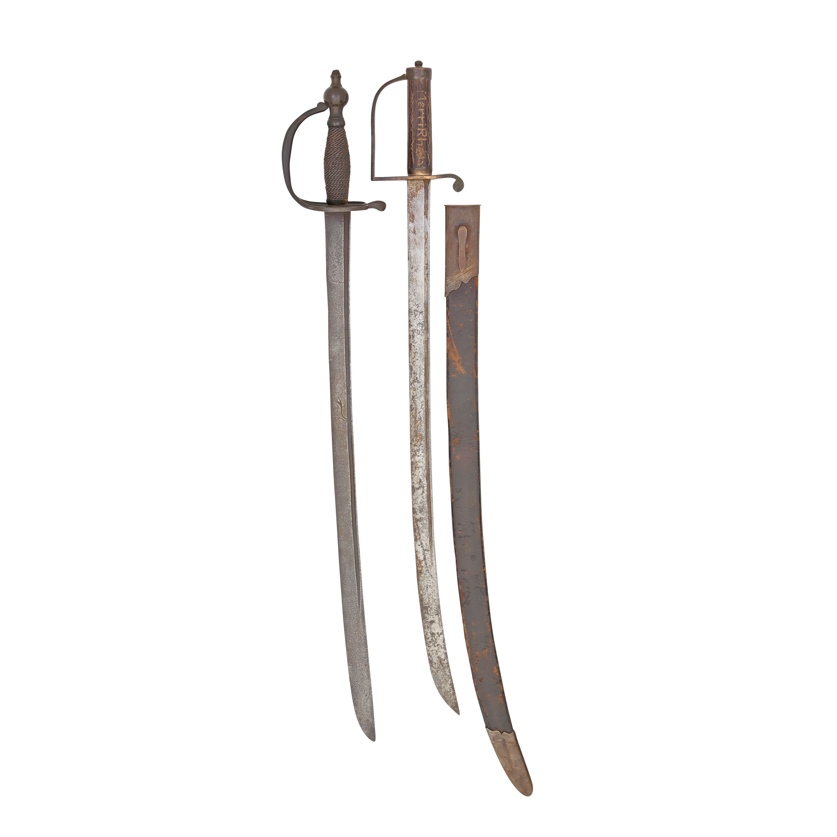 Bonhams : A 1751 Pattern Brass-Hilted Hanger Of The Middlesex Militia ...