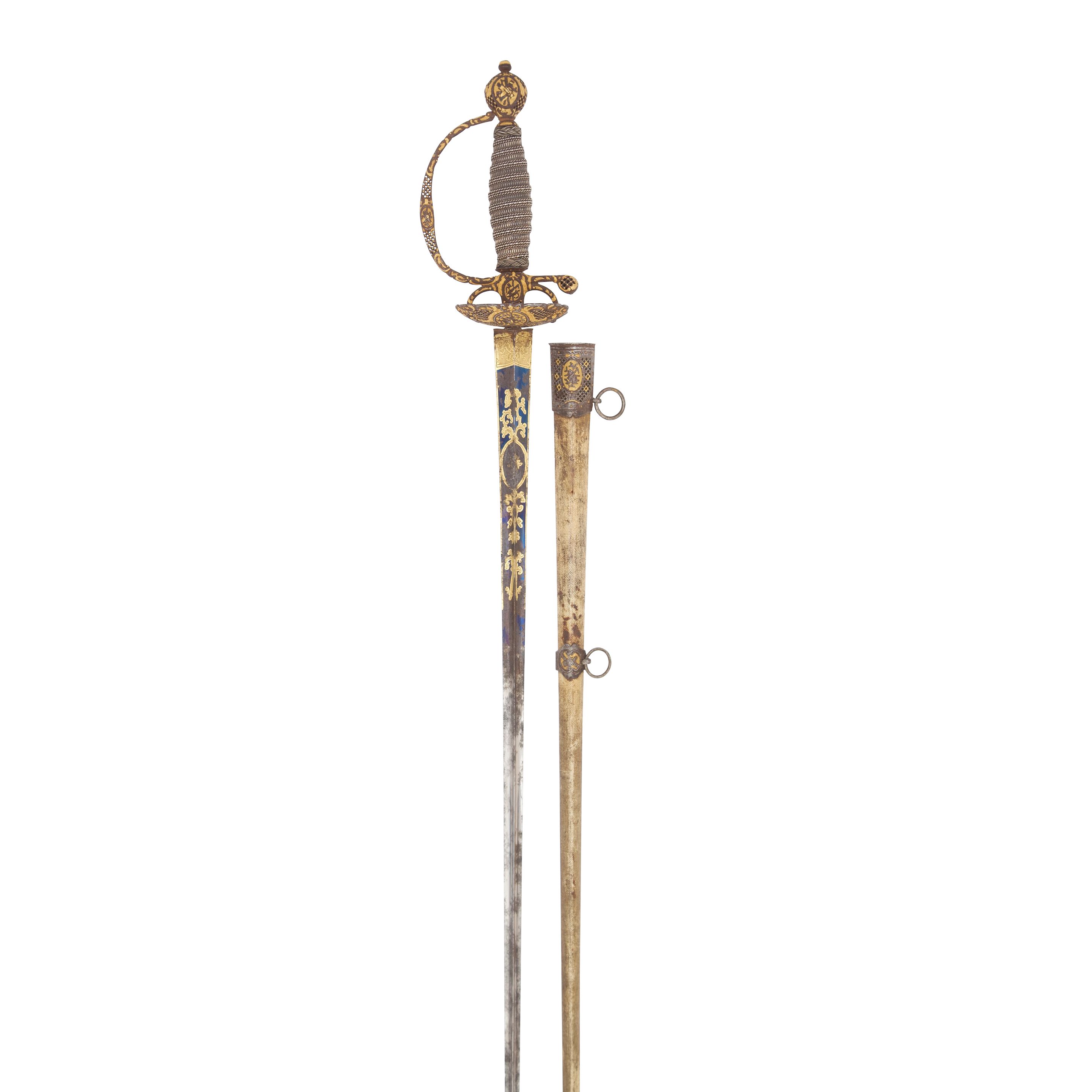 Bonhams : A Fine French Small-Sword With Chiselled And Gilt Hilt