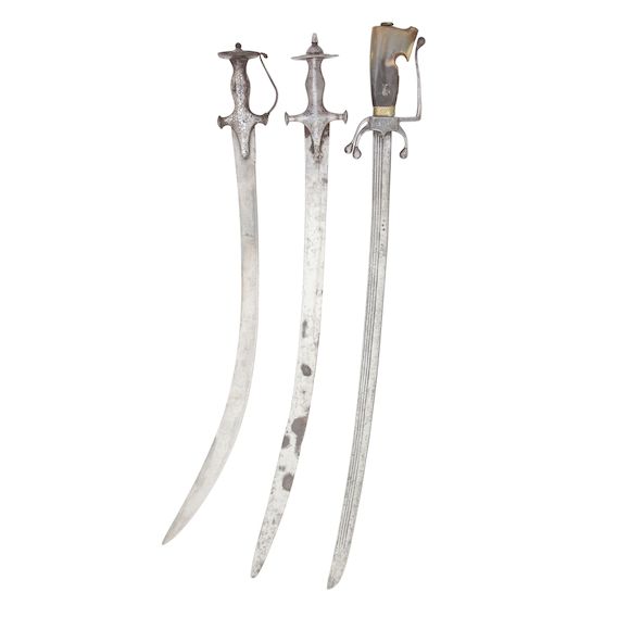 Bonhams : Two Indian Tulwars, And A Moroccan Nimcha (3)