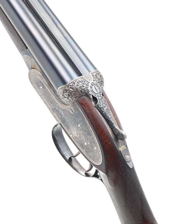 Bonhams : A fine 12-bore self-opening sidelock ejector pigeon gun by J ...