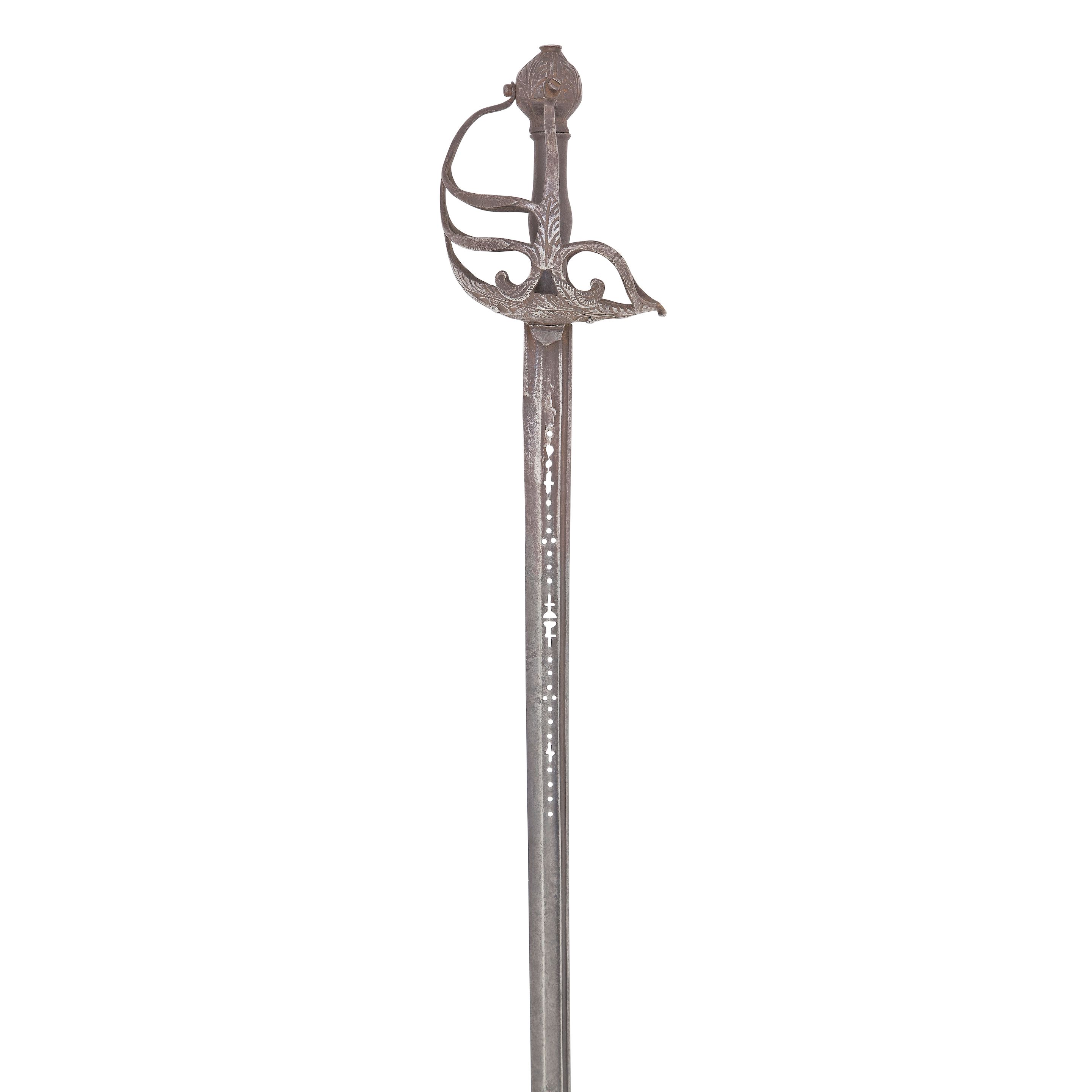 Bonhams : An English 'Mortuary' Hilted Backsword