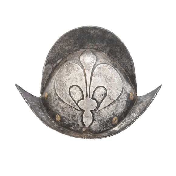 Bonhams : A German Black And White Comb Morion