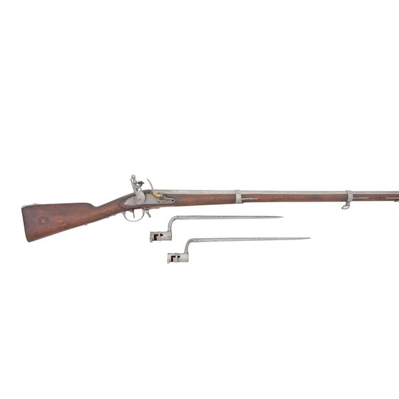 Bonhams : A French 13-Bore Flintlock 1777 Model Infantry Musket (3)