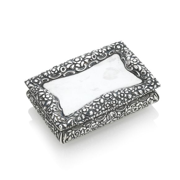 Bonhams : A WILLIAM IV TABLE SNUFF BOX By Nathaniel Mills, Birmingham ...