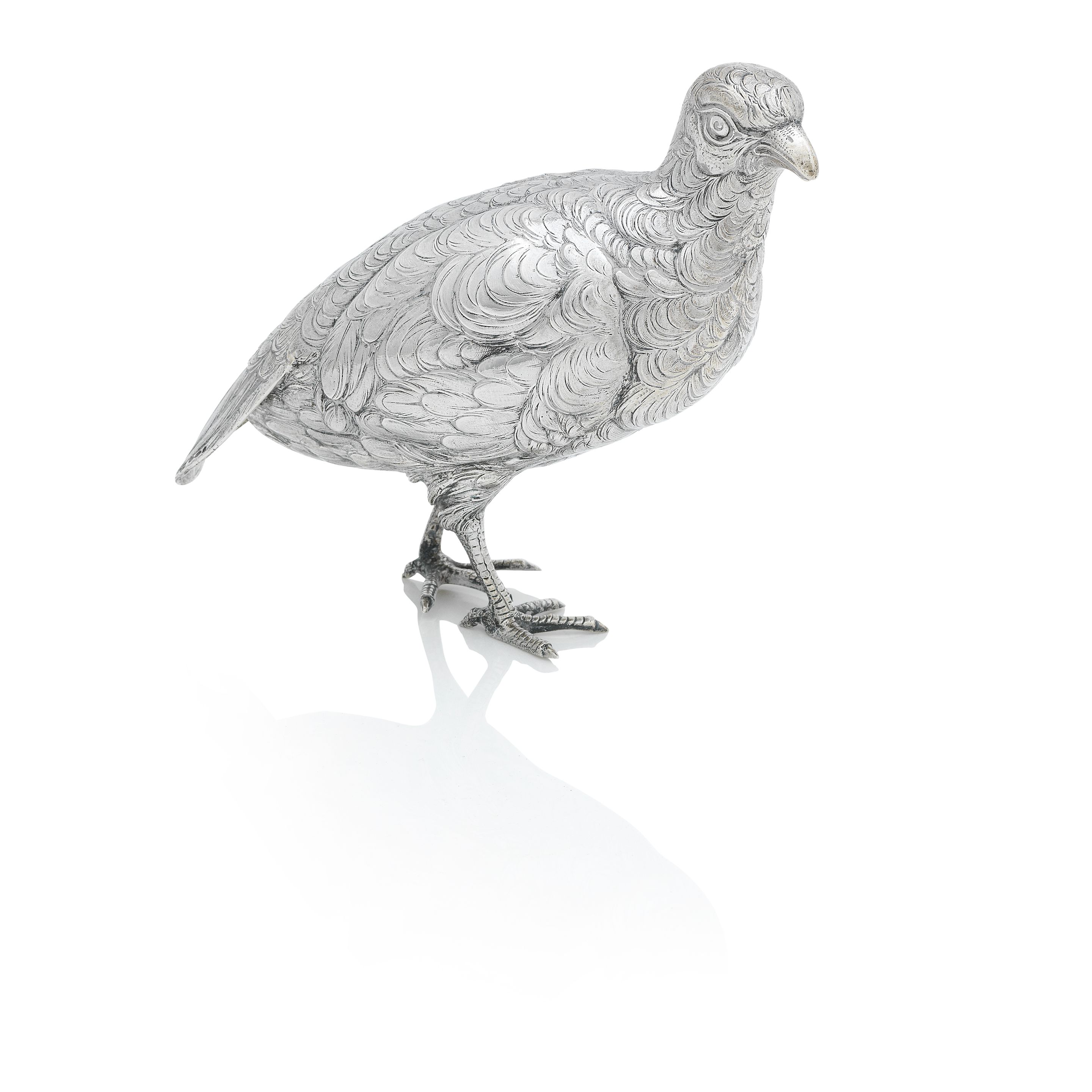 Bonhams : A CONTINENTAL SILVER PARTRIDGE London import marks for 1904,