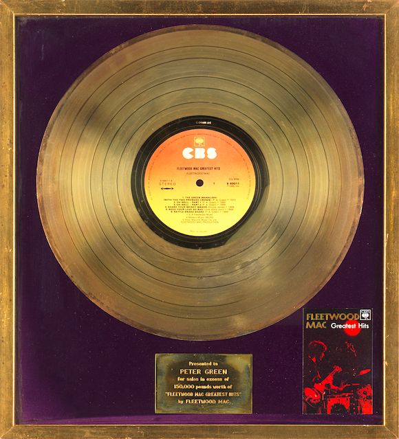 Bonhams : Peter Green A 'Gold' Sales Award For The Album Fleetwood Mac ...