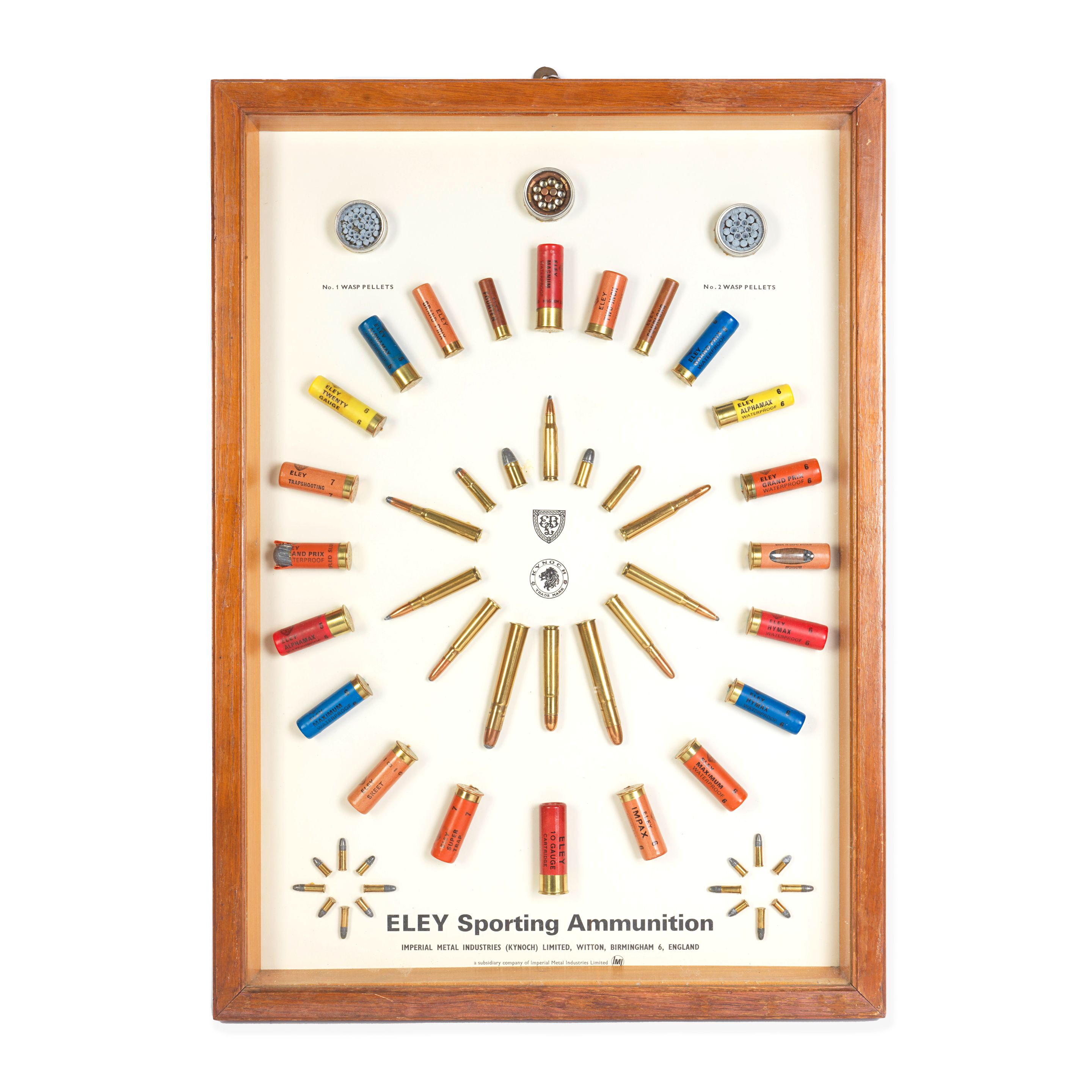Bonhams : A cartridge display board