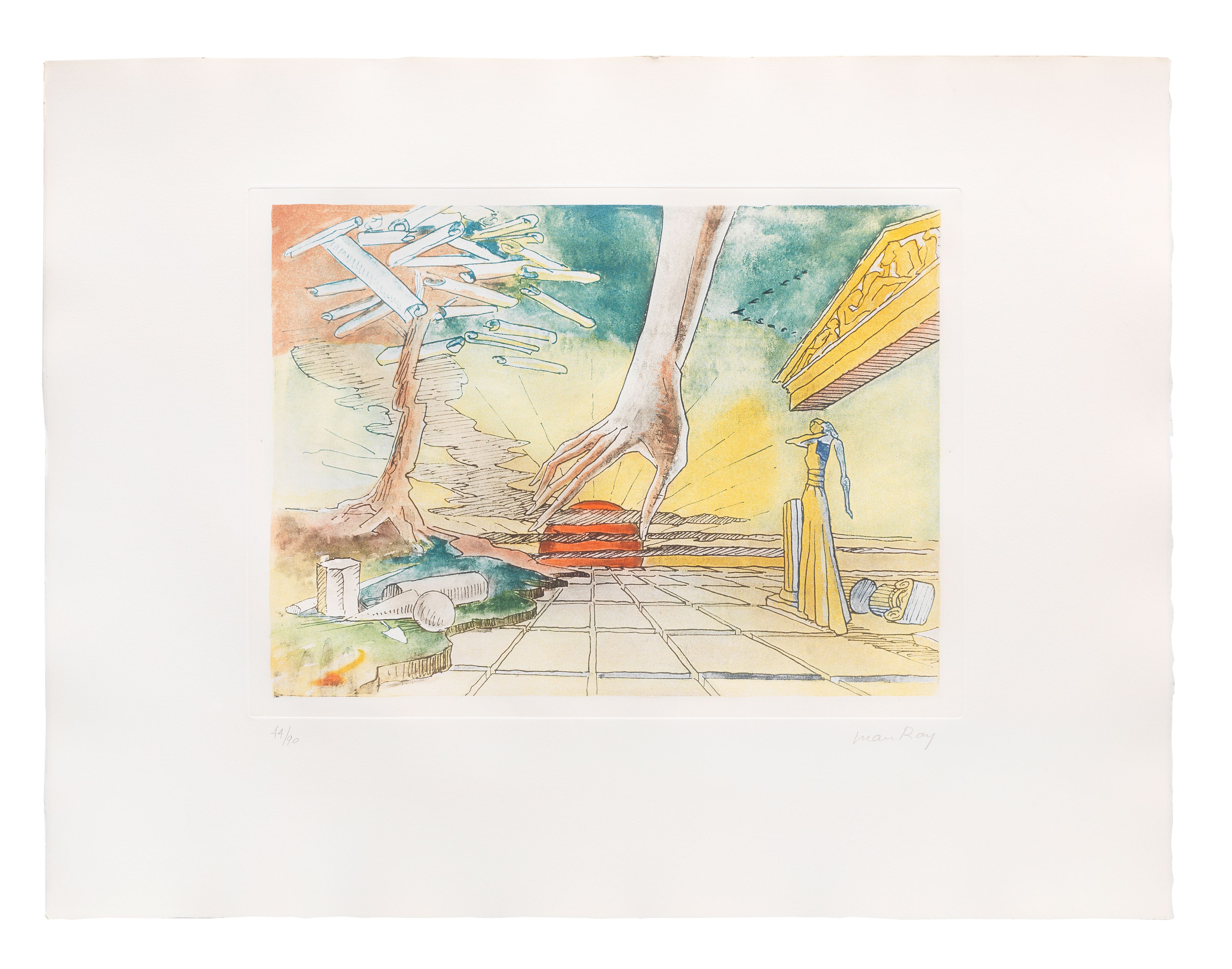 Bonhams : Man Ray (American, 1890-1976) L'Aventure Etching and aquatint ...