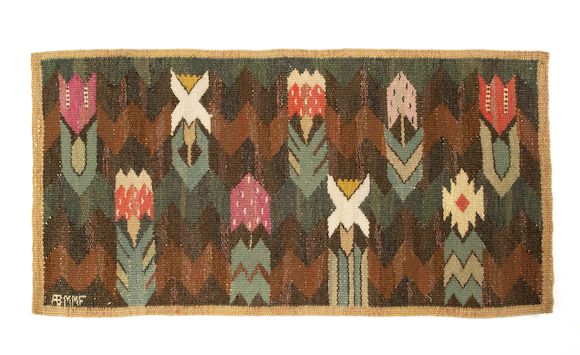 Bonhams : Märta Måås-Fjetterström 'Täppan' tapestry, designed 1931 ...