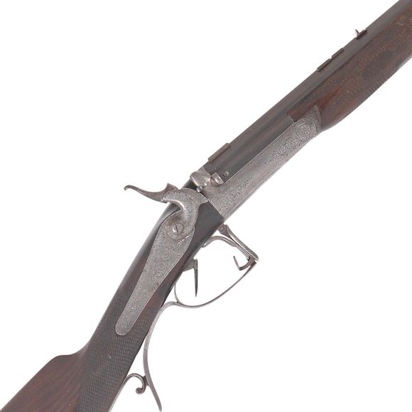 Bonhams : An exceptionally rare .360 (1½in.) single-barrelled hammer ...