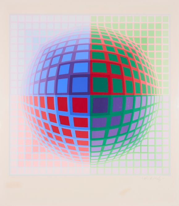 Bonhams Cornette de Saint Cyr : Victor VASARELY (1906-1997) VEGA, 1970 ...