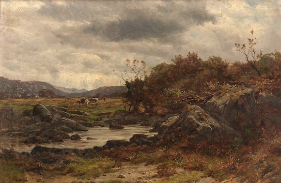 Bonhams : Benjamin Williams Leader, RA (British, 1831-1923) Cattle ...