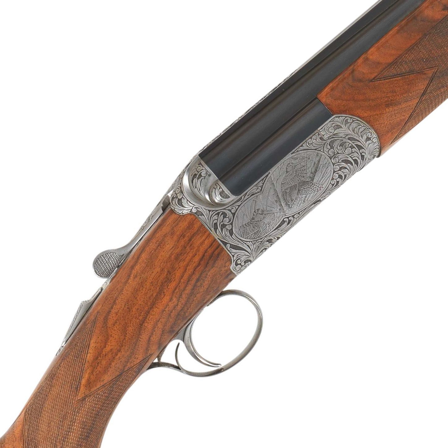 Bonhams : A 12-bore 'Excalibur' round-bodied single-trigger over-and ...