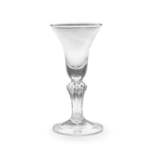 Bonhams A Moulded Stem Wine Glass Circa 1730 40