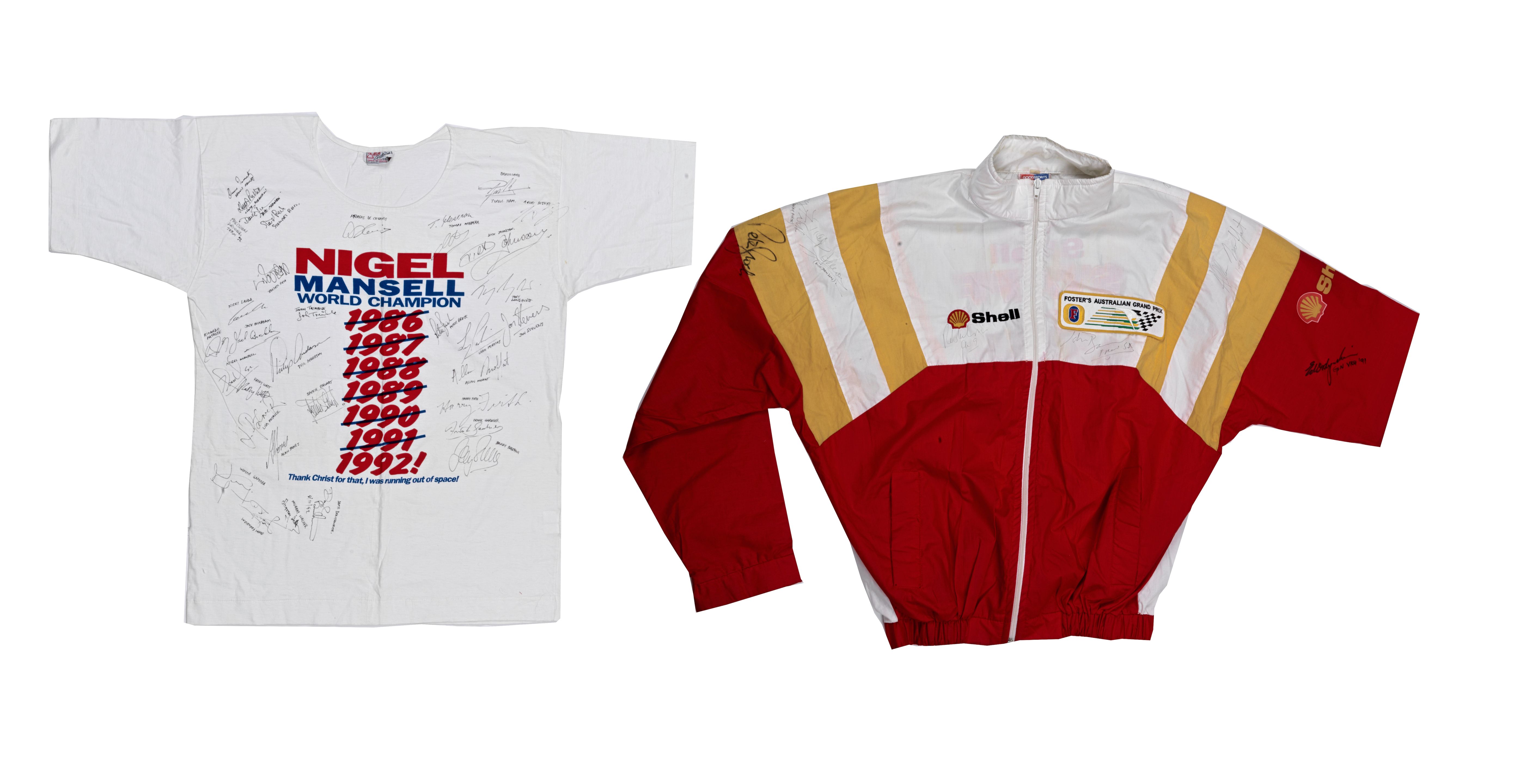 Bonhams Cars : A 1991 Australian Grand Prix staff jacket signed by ...