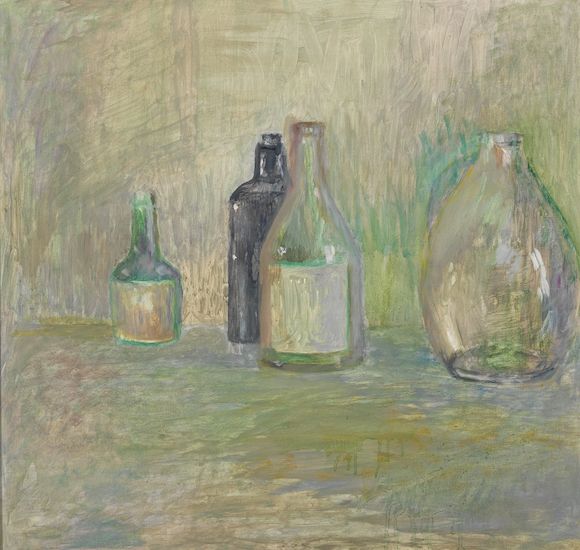 Bonhams : Adrian Stokes (British, 1902-1972) Still Life I 50.5 x 53.5cm ...