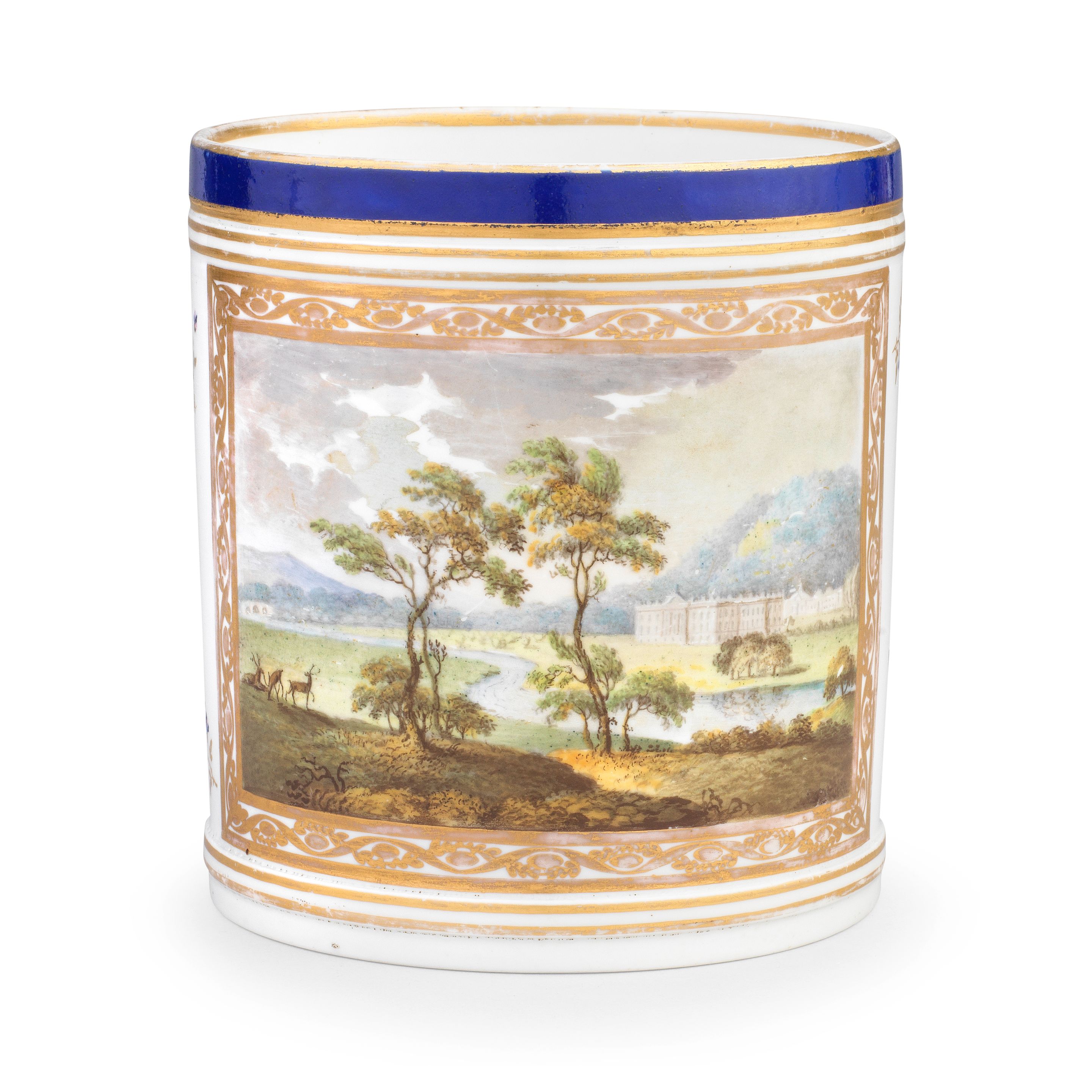 Bonhams : An important Pinxton porter mug by William Billingsley, circa ...