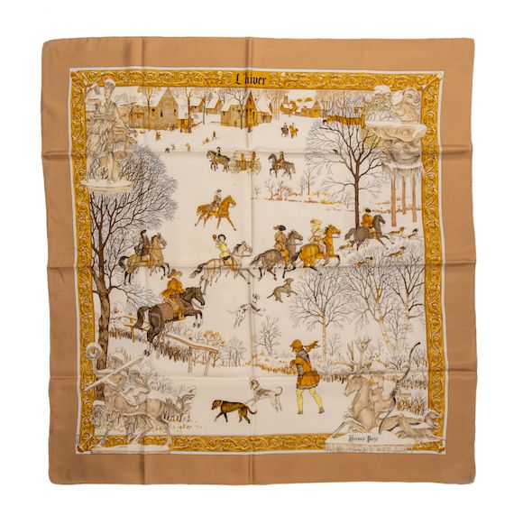 Bonhams Cornette de Saint Cyr : HERMES Paris Made In France. Carré "L ...