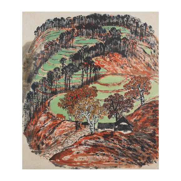 Bonhams Cornette de Saint Cyr : FANG JIZHONG (1923-1987) Comme au printemps