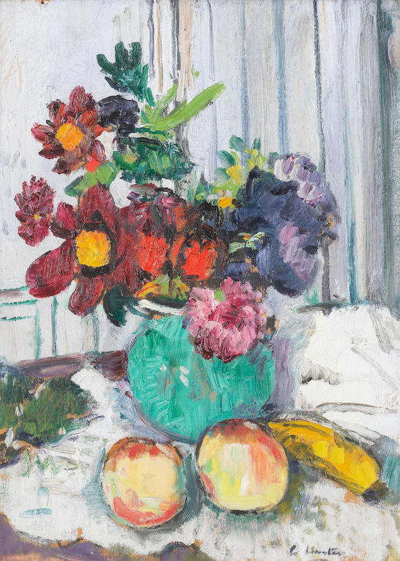Bonhams George Leslie Hunter British 1877 1931 Still Life With