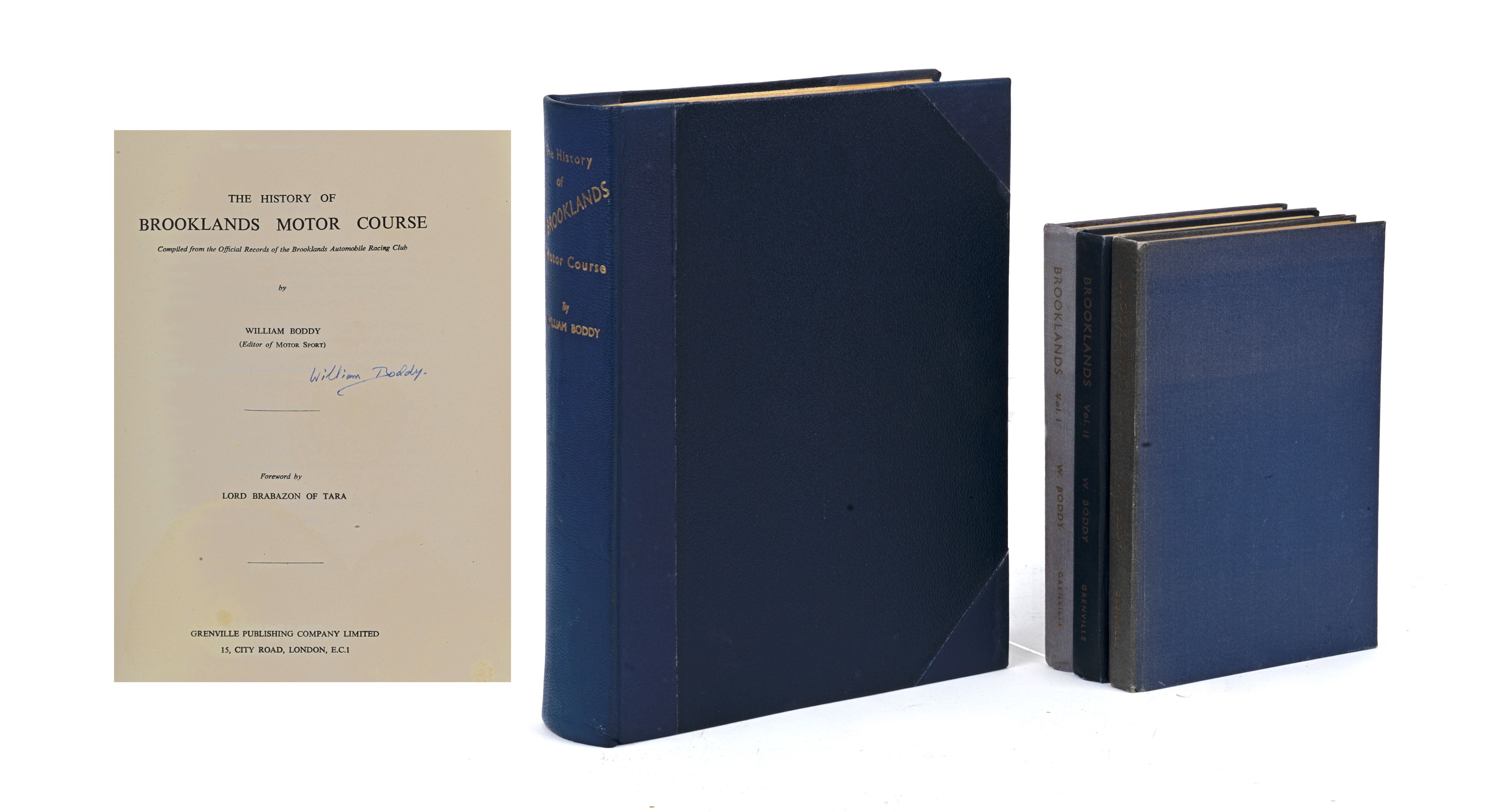 Bonhams Cars : William Boddy: The History of Brooklands Motor Course ...