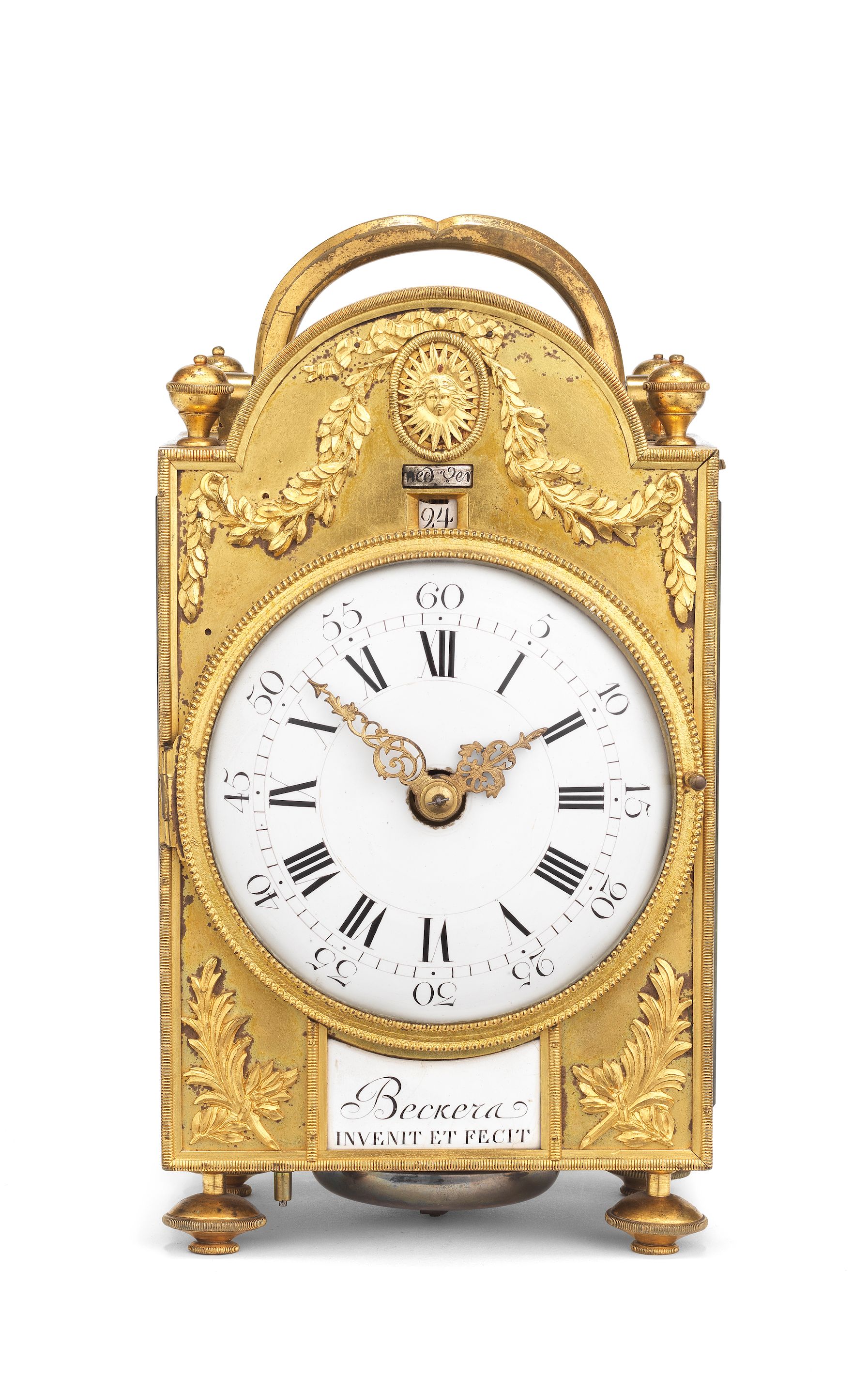 Bonhams : An interesting late 18th century French gilt brass travel ...