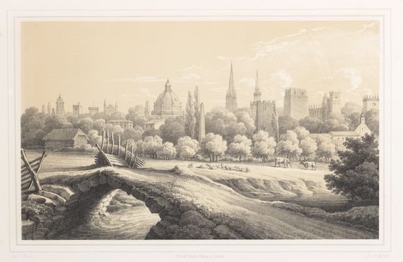 Bonhams : OXFORD RUNDT (CARL) A Walk Round Oxford, [Berlin, printed by ...