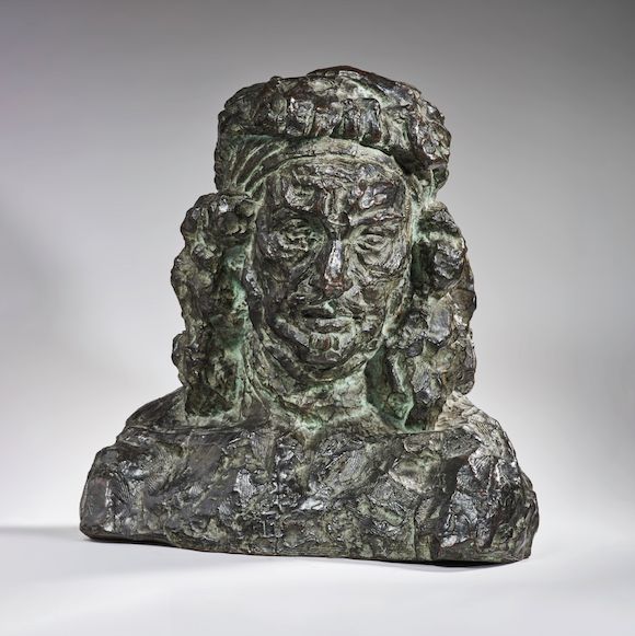 Bonhams Cornette de Saint Cyr : EMILE-ANTOINE BOURDELLE (1861-1929) Rembrandt vieux (La fin de ...