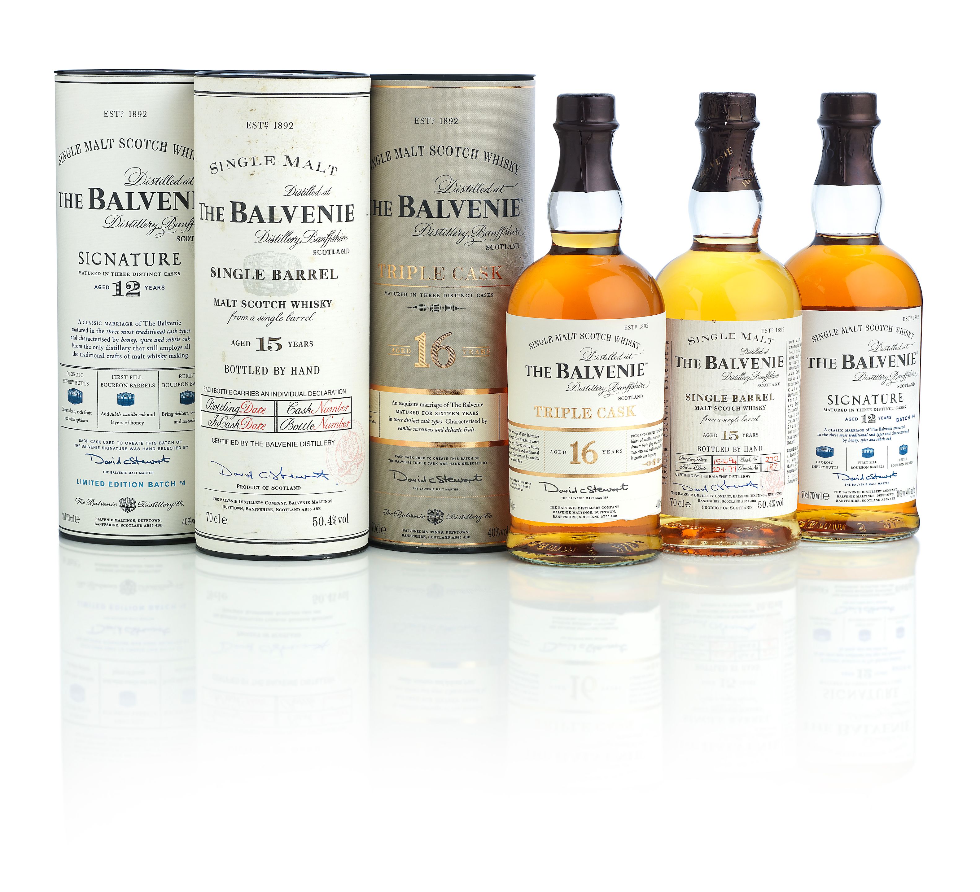 Bonhams : Balvenie Triple Cask-16 year old Balvenie Signature-12 year ...