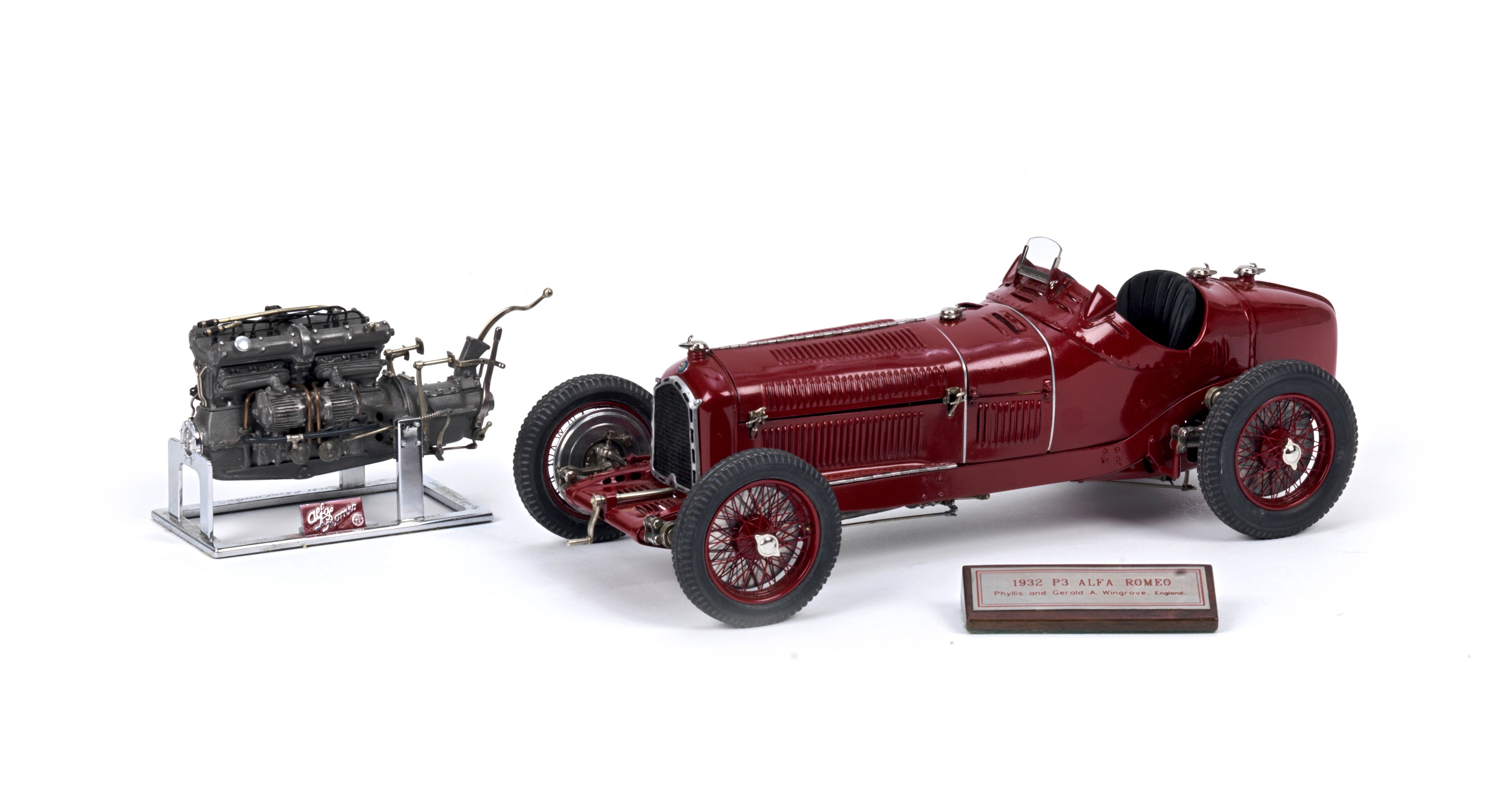Bonhams Cars : A 1:15 scale model of a 1932 Alfa Romeo P3 Monoposto and ...