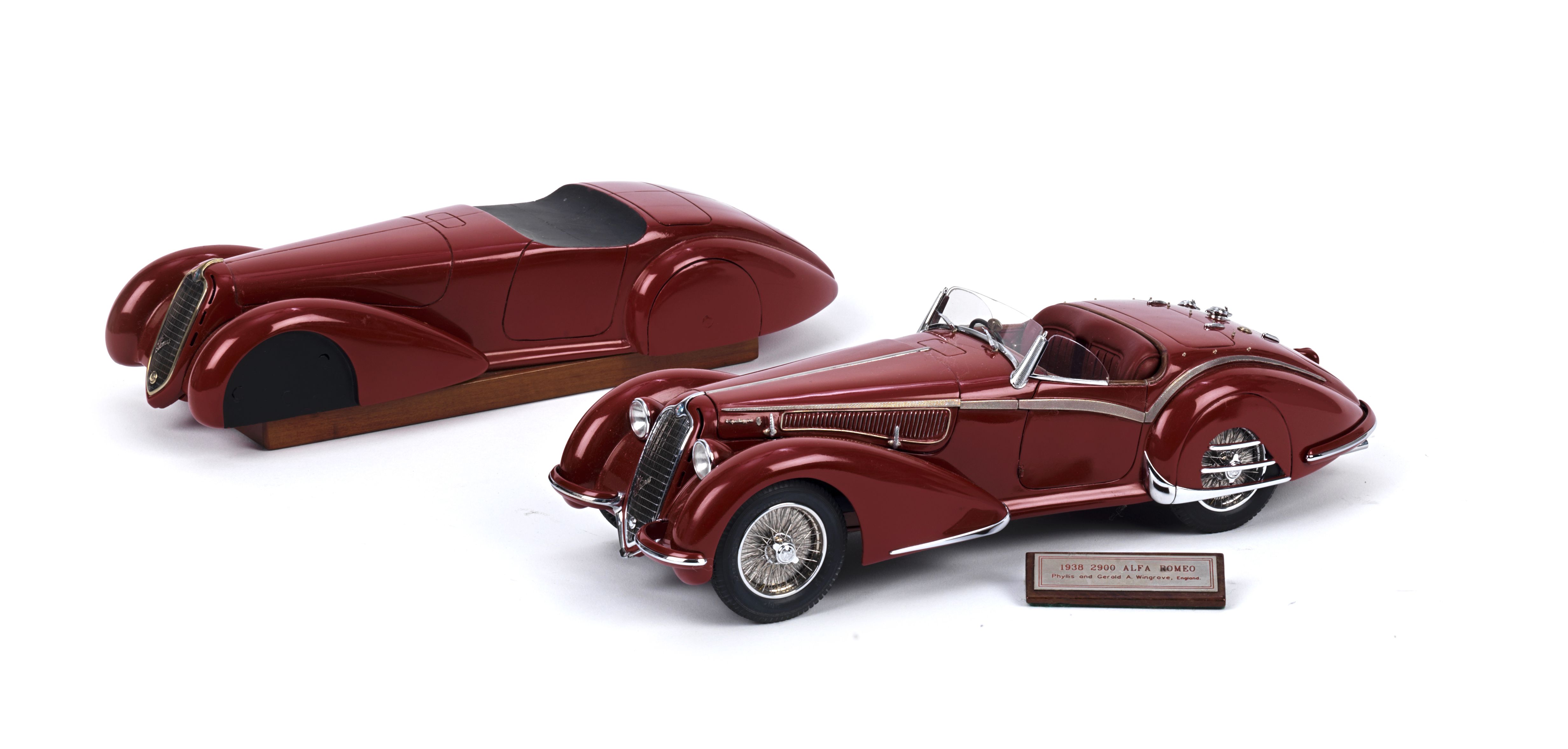 Bonhams Cars : A 1:15 scale model of a 1938 Alfa Romeo 8C 2900 Touring ...