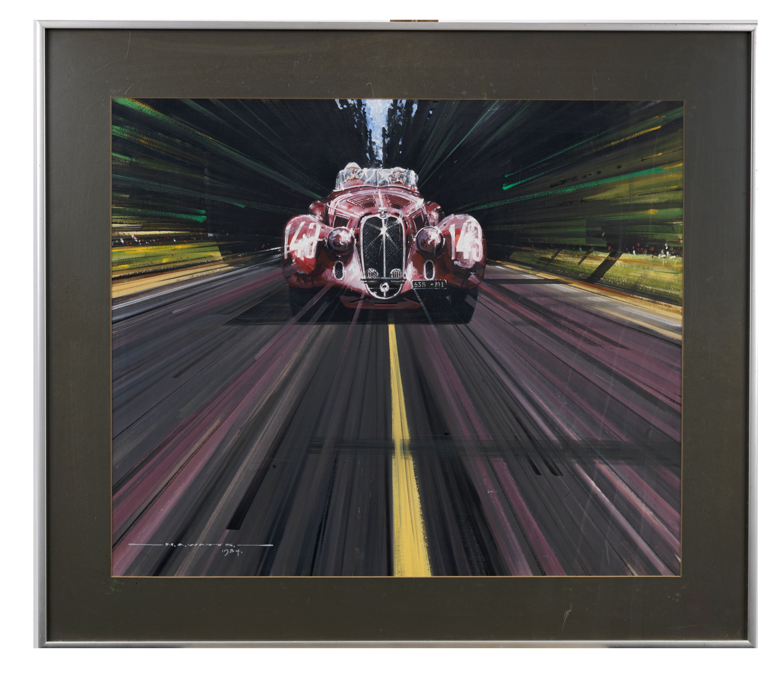 Bonhams Cars : Nicholas Watts (British 1947-), '1938 Mille Miglia Alfa ...