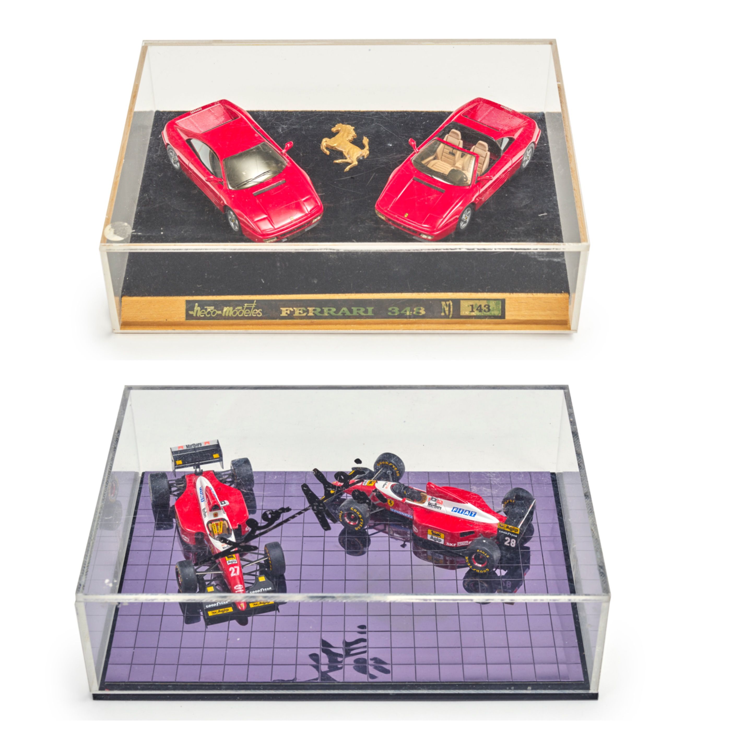 Bonhams Cars : Ferrari box signed by Jean Alesi and Heco Brand ...